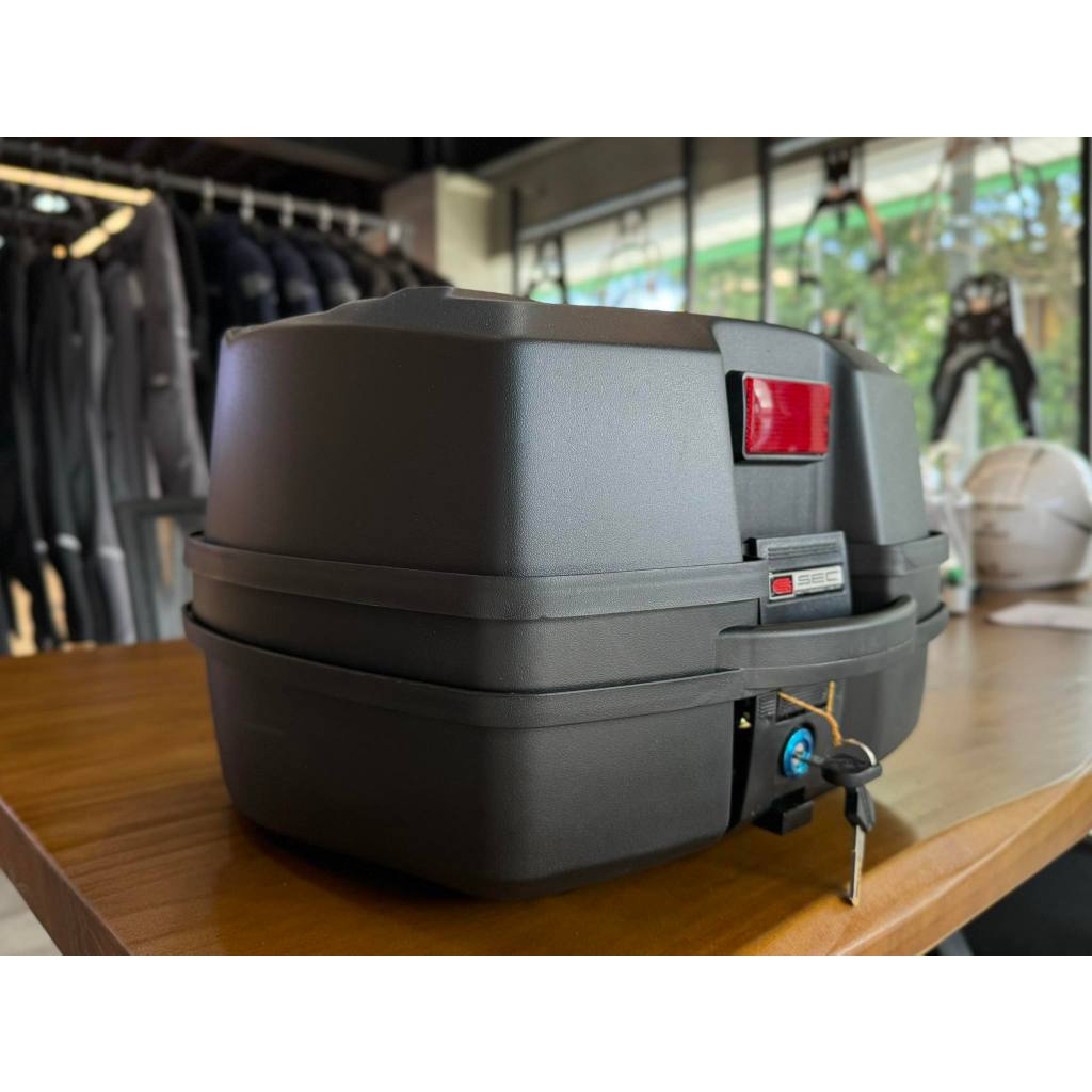 SEC Motorcycle Accessories Top Box - Hard Plastic - 32L Liters ...