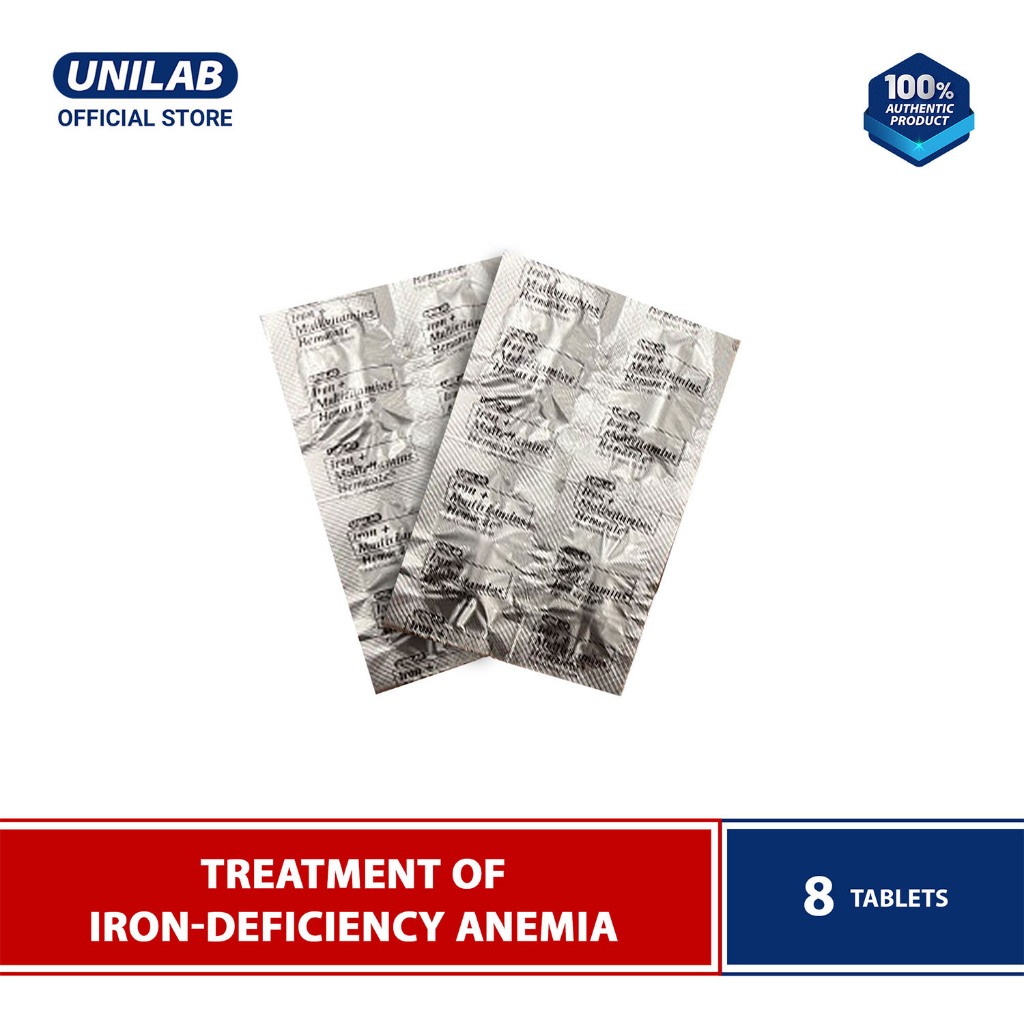 Hemarate 8 Tablets (Treatment Of Iron-Deficiency Anemia) | Shopee ...