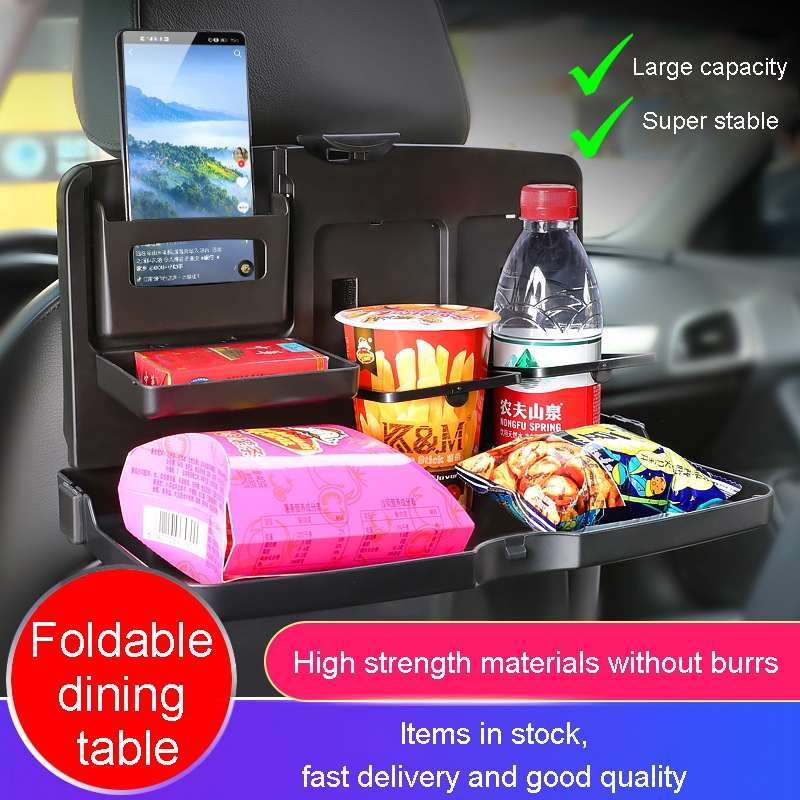 Miliso Car Back Seat Folding Table Drink Food Cup Tray Holder Multi ...