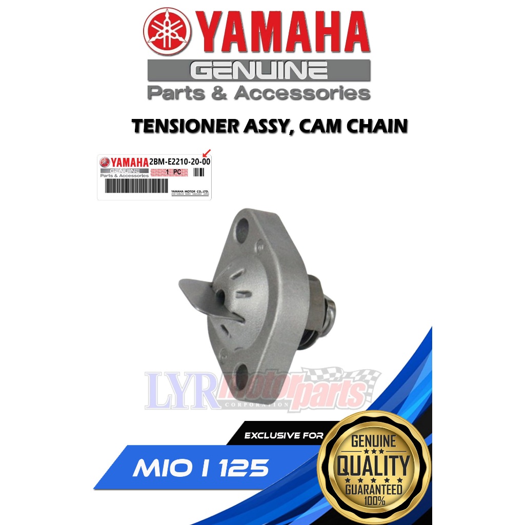YAMAHA GENUINE TENSIONER ASSY, CAM CHAIN FOR MIO I 125 ( 2BM-E2210-20 ...