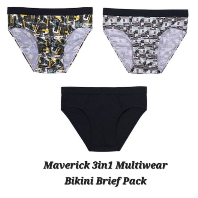Avon MENS BIKINI BRIEF 3IN1 MULTIWEAR MAVERICK BRIEFS PACK SALE ...