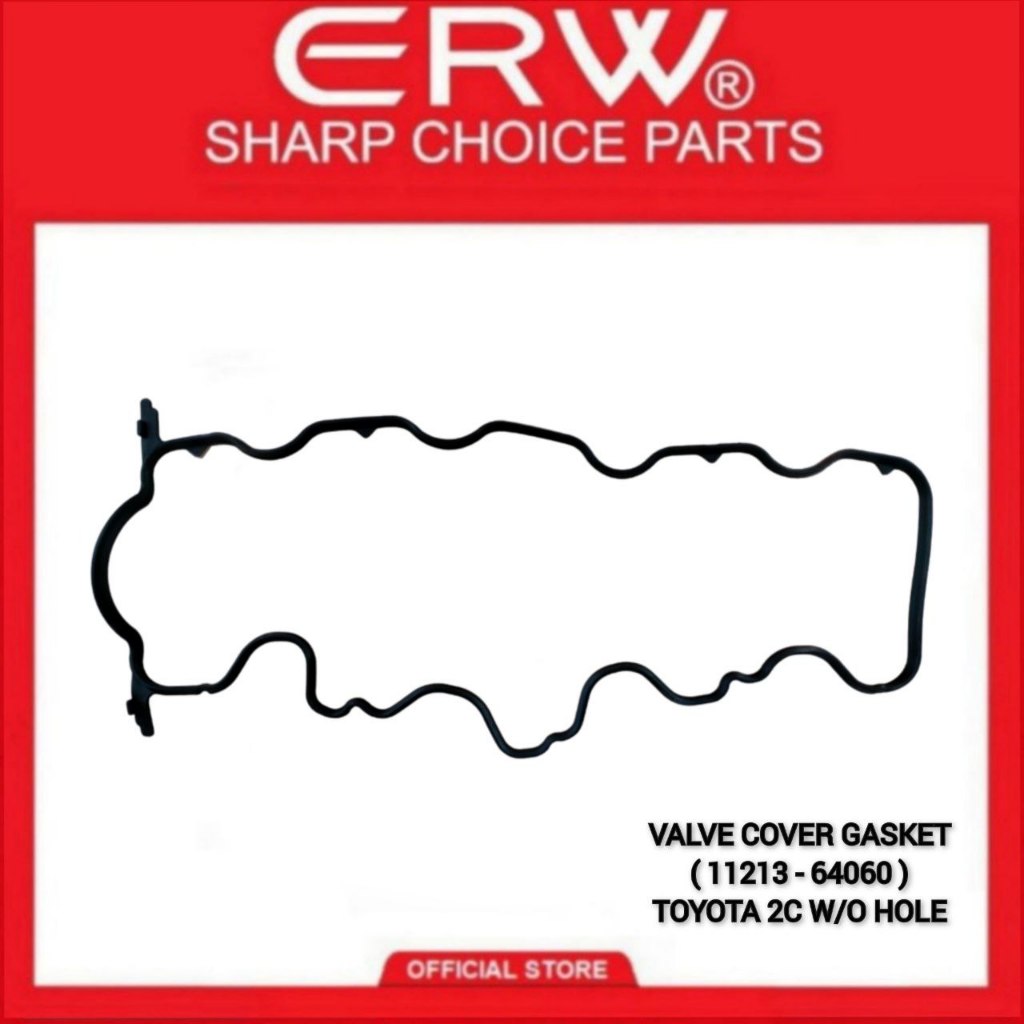 VALVE COVER GASKET TOYOTA 2C / 3C-T W/O HOLE RUBBER Replacement part no ...
