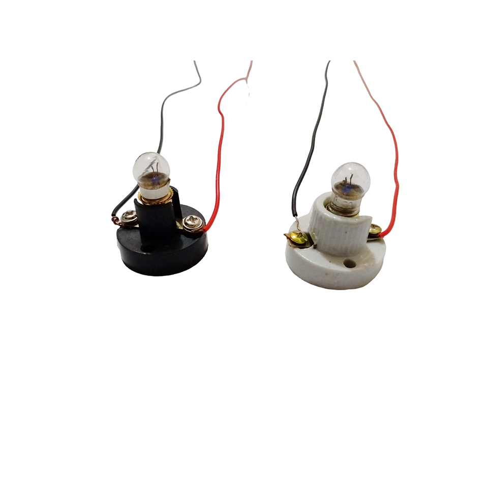 MINI BULB HOLDER FLASHLIGHT BULB 2.5V E 10 SOCKET with WIRE BEST FOR LIGHT EXPERIMENT PROJECT Shopee Philippines