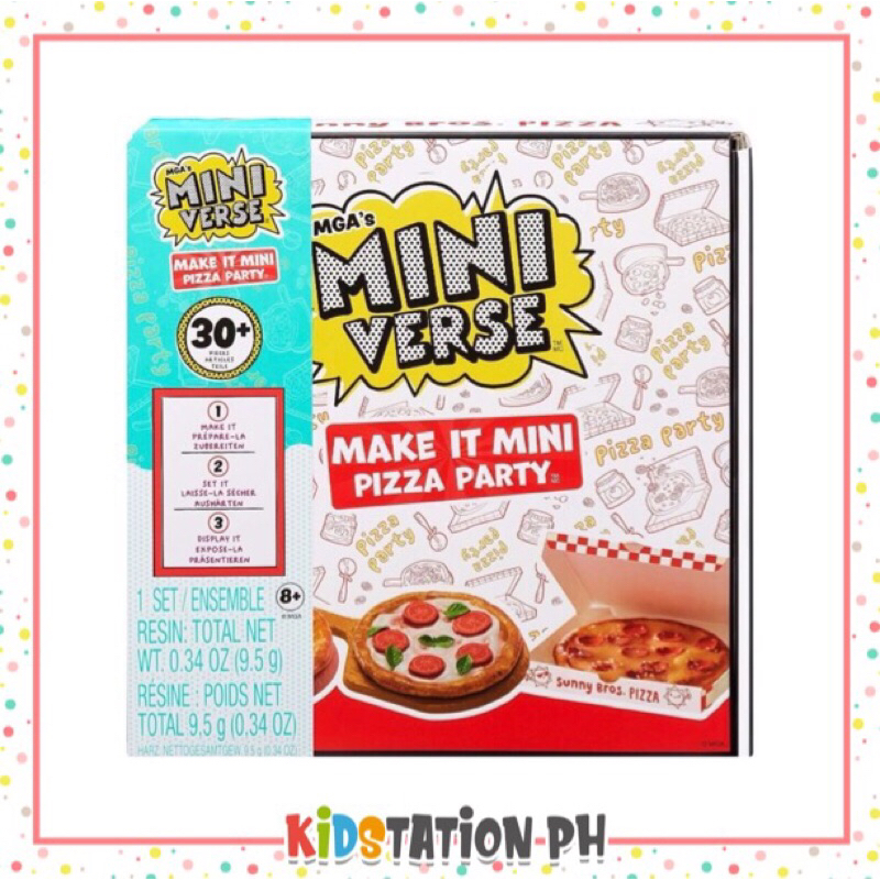 Miniverse Make It Mini Food Mini Pizza Mini Collectibles | Shopee ...