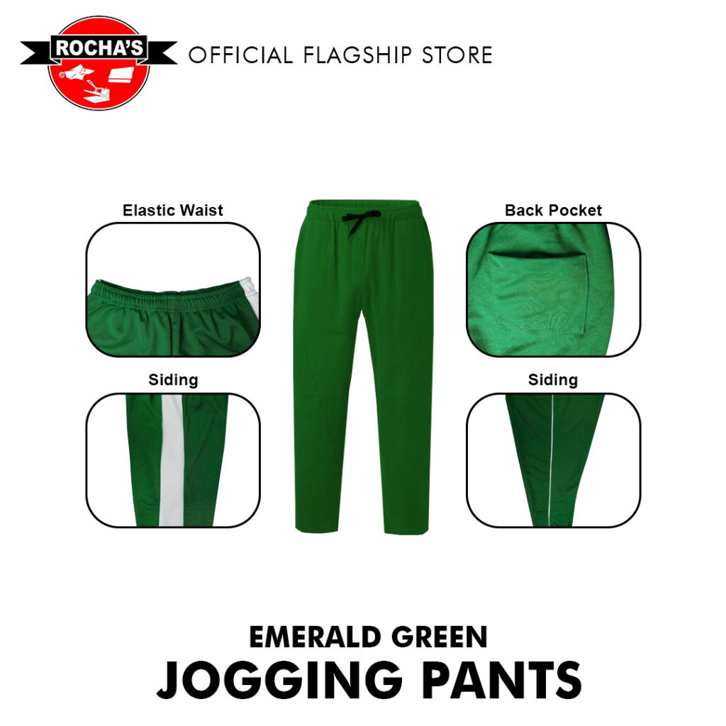 [ROCHA'S] Emerald Green Jogging Pants / P.E. Uniform / P.E School ...