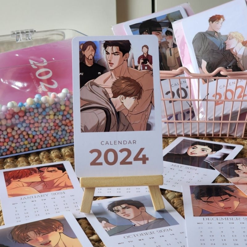 YAOI/BL 2024 DESK CALENDAR | FANMADE | Shopee Philippines