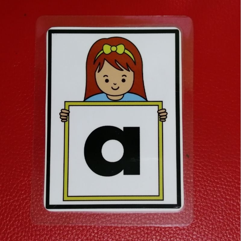 ABAKADA laminated Flash Cards (80pcs) | Shopee Philippines