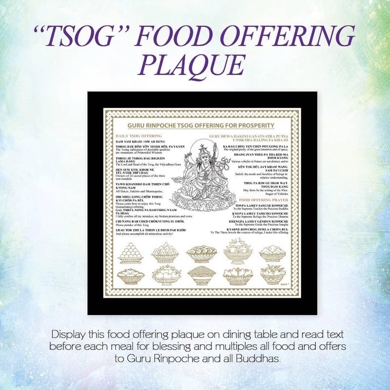 Fengshui "TSOG" FOOD OFFERING PLAQUE | Shopee Philippines