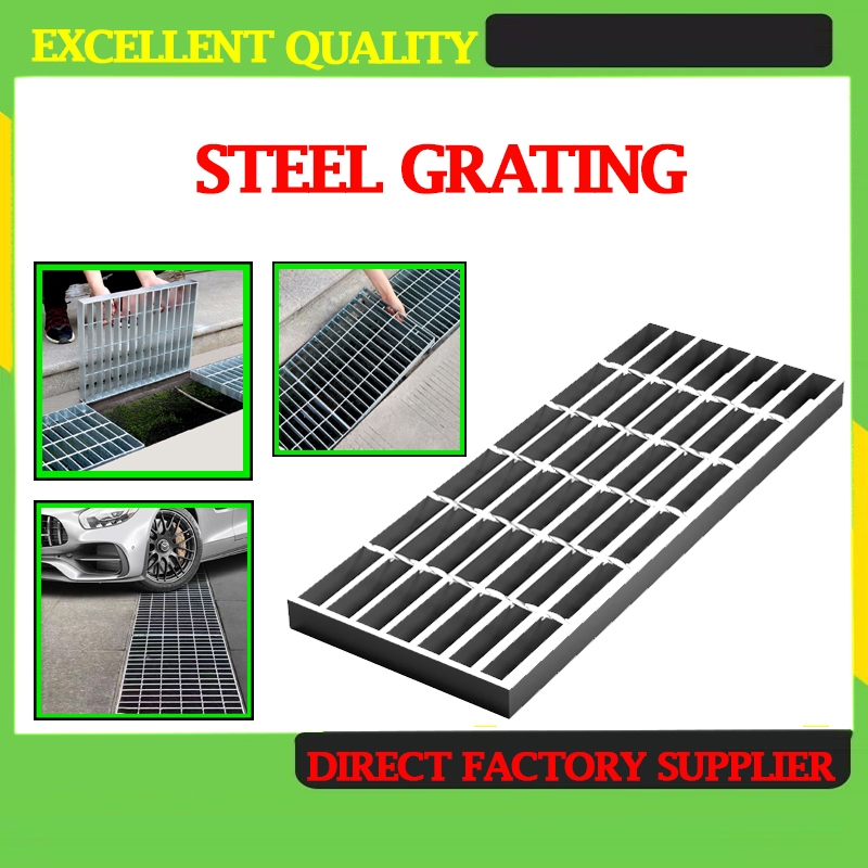 Galvanized Ditch Steel Grating Floor Drain Industrial or Commercial ...