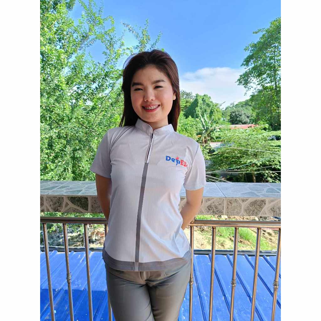 Real Fit DepEd RTW Non Teaching Blouse & Sublimation Uniform for Women ...