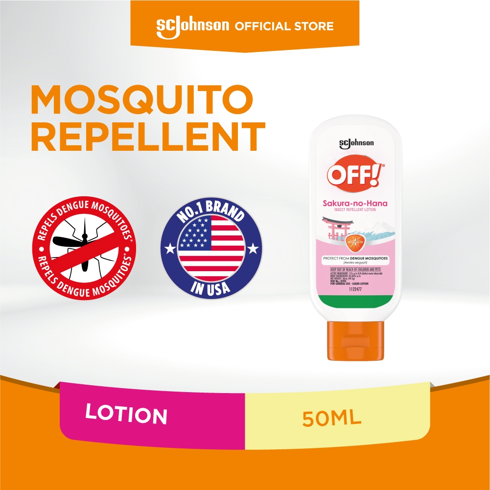 OFF Sakura-No-Hana Mosquito Repellent Lotion 50ml | Shopee Philippines