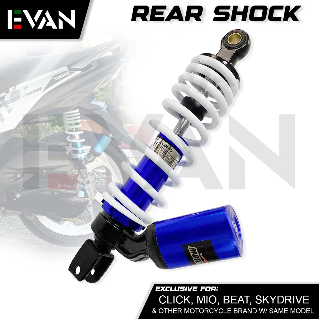 EVAN.PH Rear Mono Shock 300mm With Gas Tank Absorber(Mio Beat Click Skydrive Fino Scoopy) 3605 ...