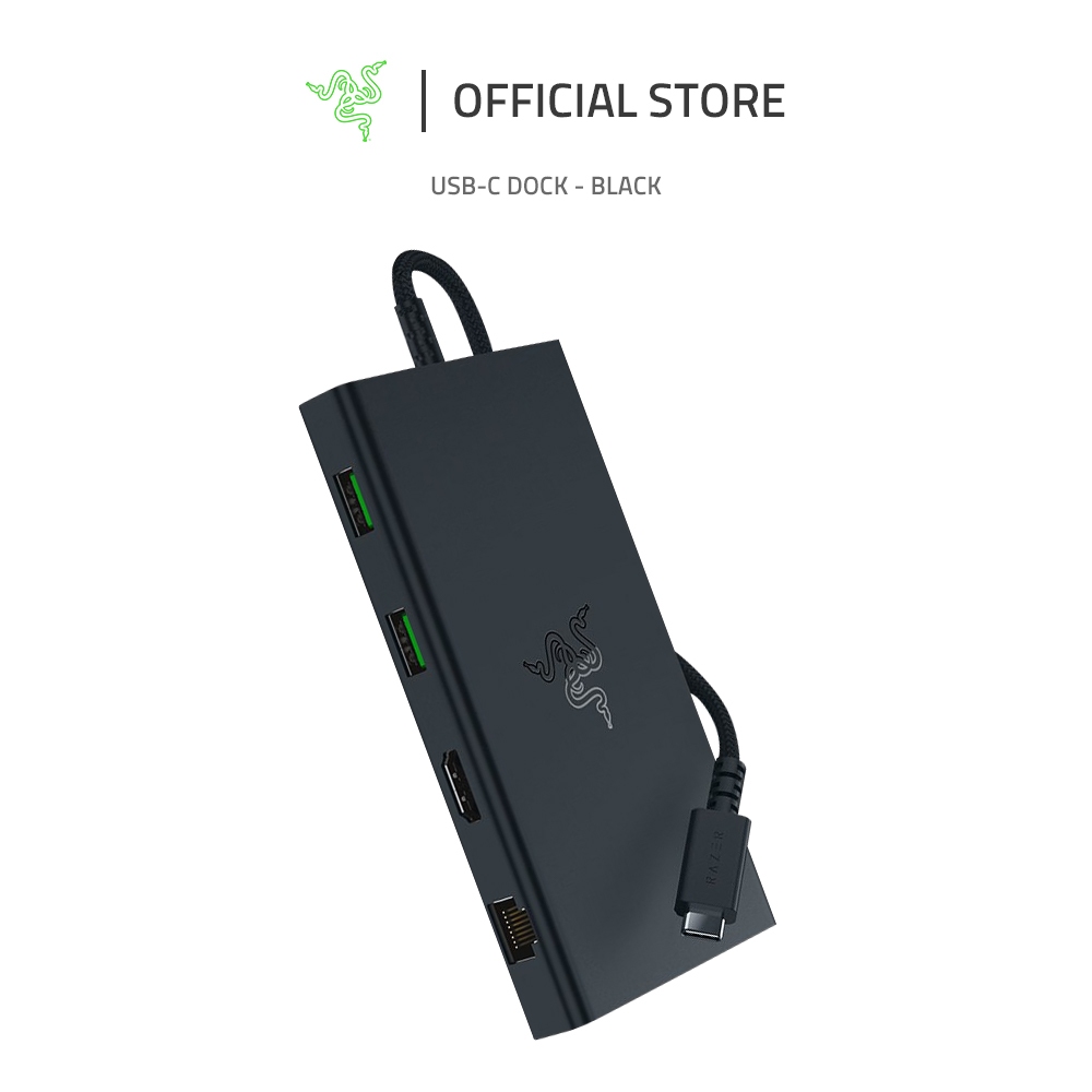 Razer USB C Dock - 11-in-1 Multiport Adapter - FRML Packaging (Black ...