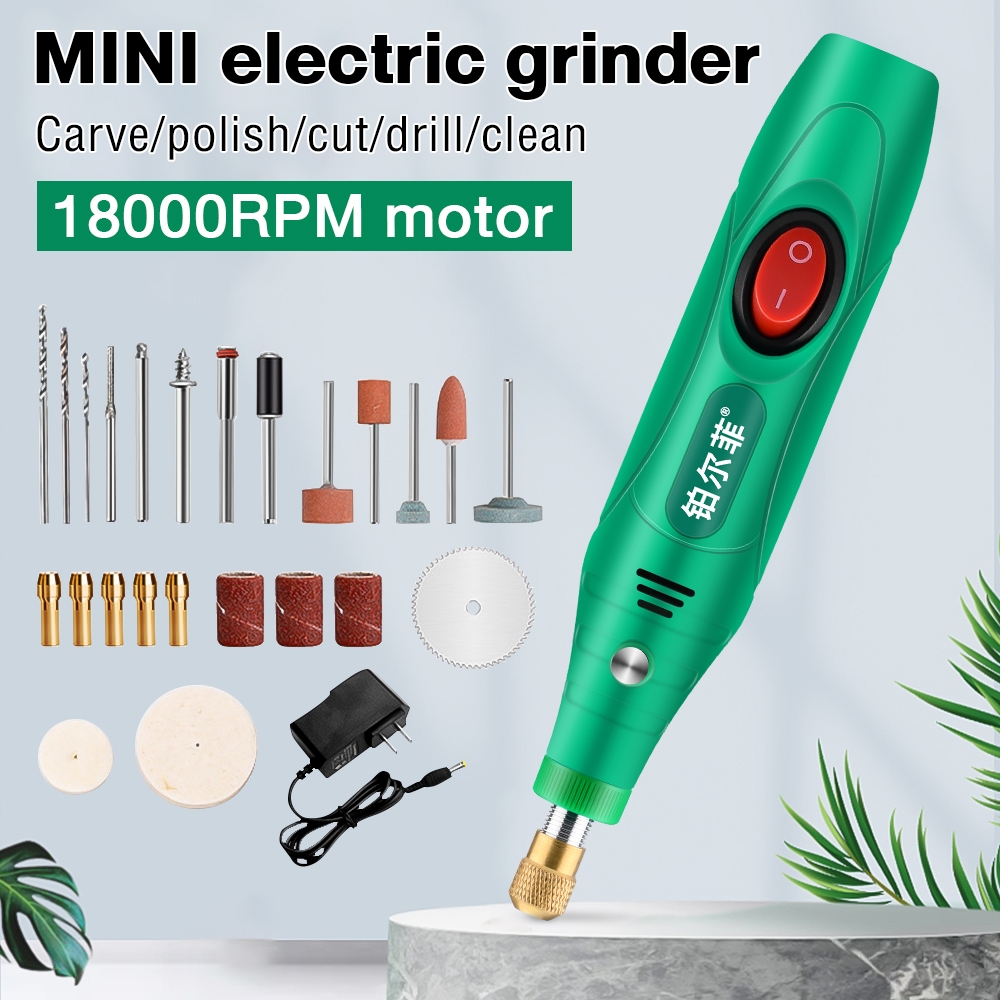 12V Cordless Mini Electric Grinder Set Grinder Tool Set Power Tools For ...