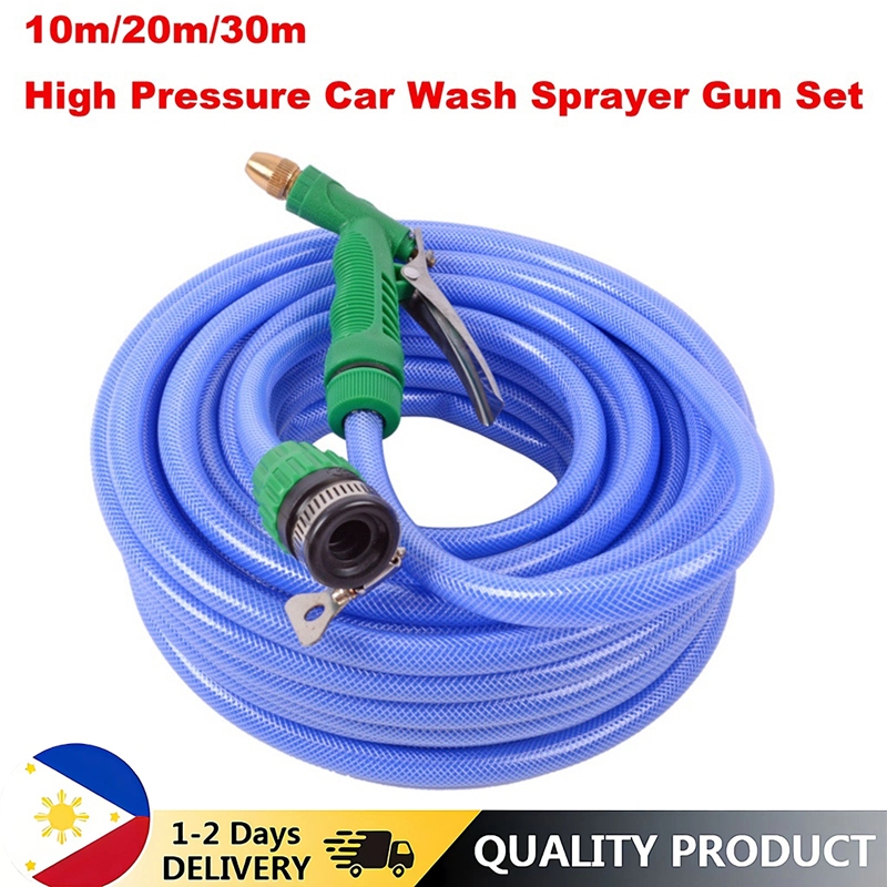 【COD】10m/20m/30m High Pressure Car Wash Sprayer Washer Spray Gun Set ...