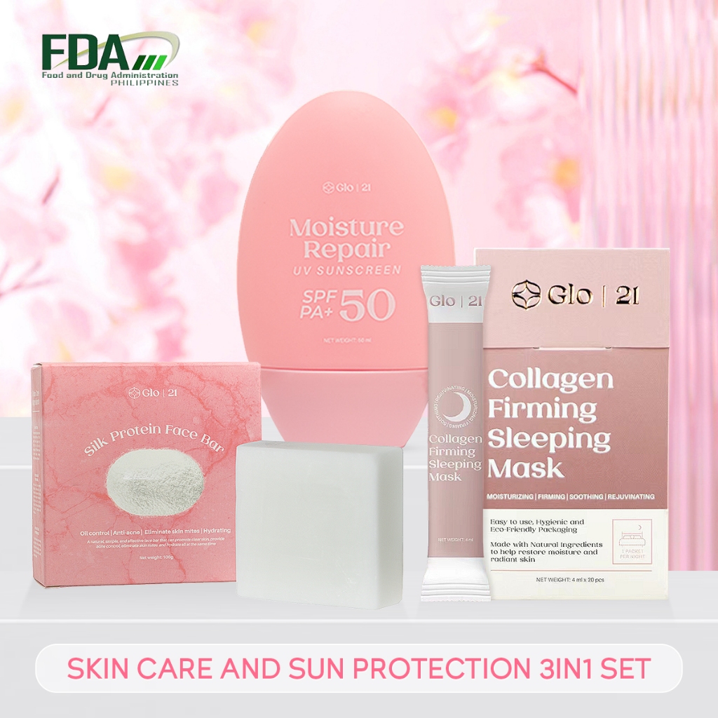 Glo21 Best Selling Trio set Skin Care | Shopee Philippines