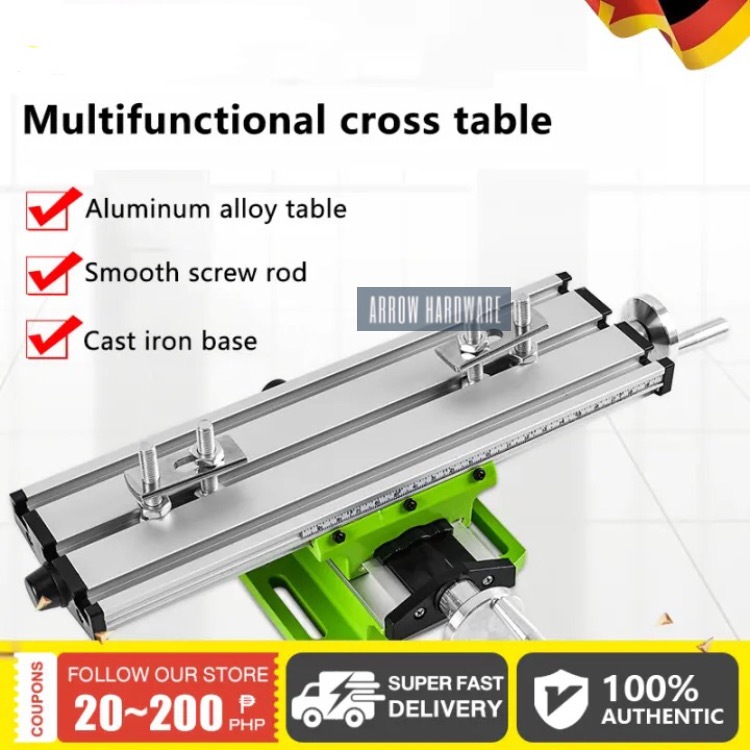 X Y-axis MINI Multiftion Precision Adjustment Workbench/ 2.5" Flat ...