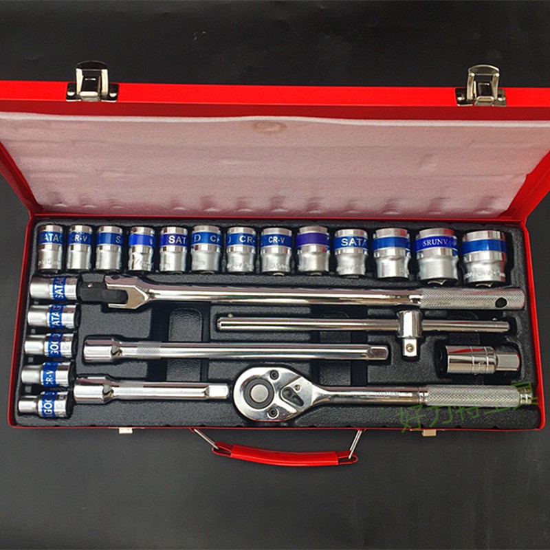 Tool sets Made in Germany 24PCS Socket SET 8mm to 32mm 1/2 Drive with Ratchets sockets | Shopee ...
