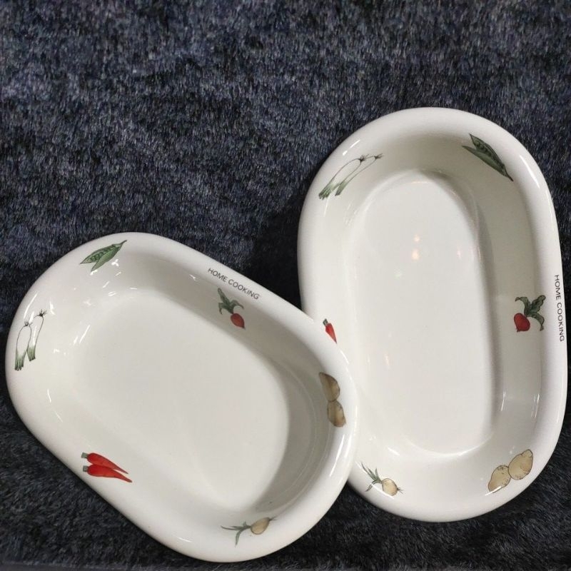 ORIGINAL IVORY HOUSE OVAL SHAPE PLATE( SETB2PCS) | Shopee Philippines