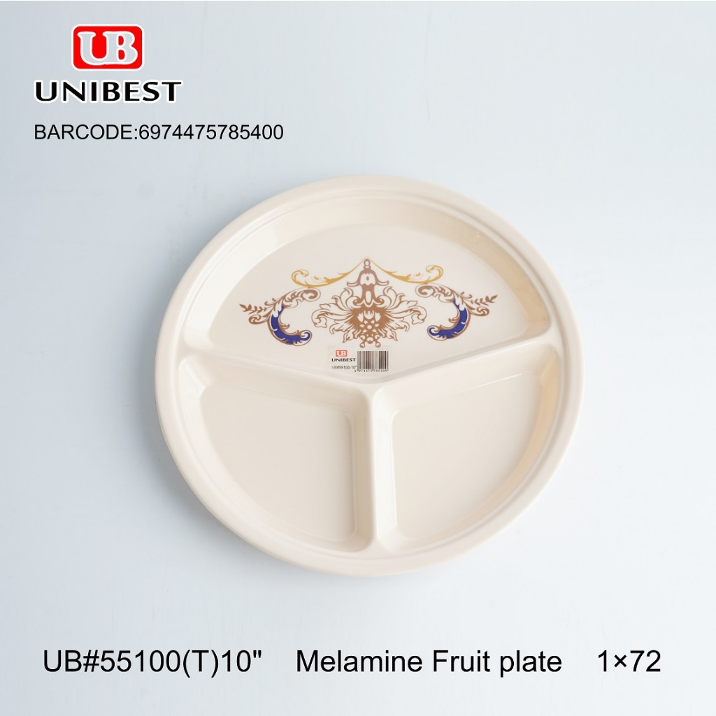 Unibest Melamine Fruit Plate Healthy Diet Meal Plan Plate Diet Baon ...