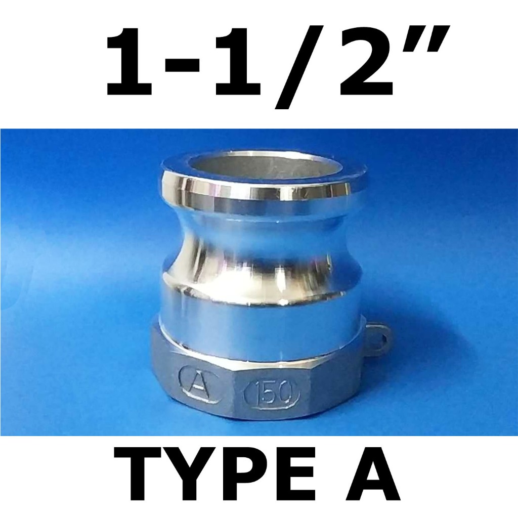 CAMLOCK ALUMINUM FEMALE ADAPTOR 1-1/2" ( TYPE A ) CAM LOCK ...