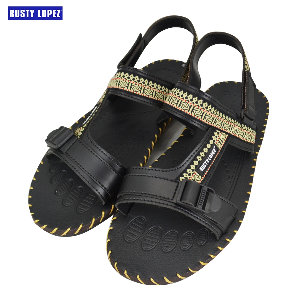 Rusty Lopez Men's Leather Sandals (IAN) | Shopee Philippines