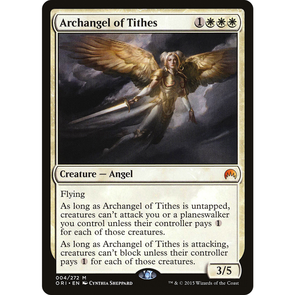 Archangel of Tithes MTG Preffered Badge Proxy MTG Proxy | Shopee ...