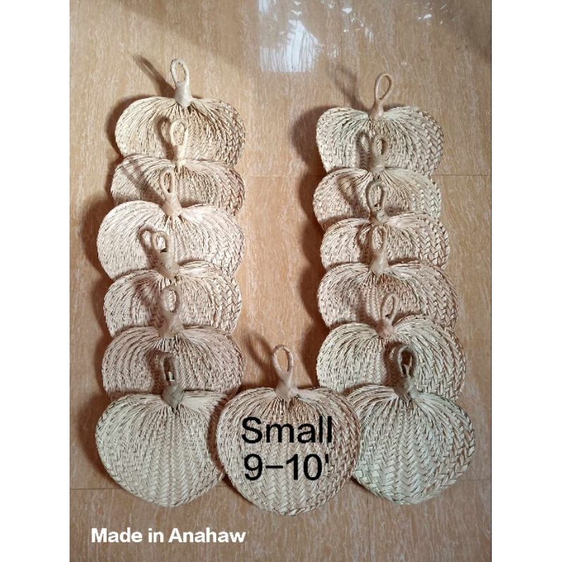 50 PCS Native Abaniko pamaypay SMALL 9-10" Gawang Bicol | Shopee ...