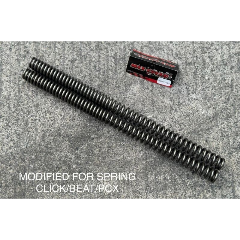MAXSPEED MODIFIED FRONT SHOCK/FORK SPRING (2pcs) HONDA BEAT FI CARB ...