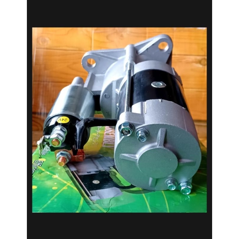 Starter assembly for Mitsubishi 4DR5 24V/9teeth 3.2kw BSM5208 | Shopee ...