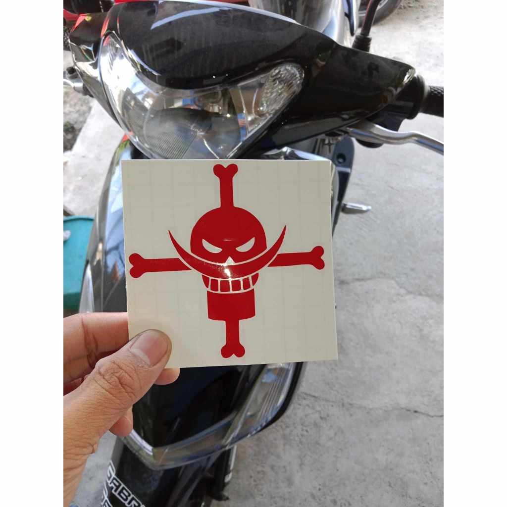 Whitebeard One Piece Cutout Waterproof Sticker | Shopee Philippines