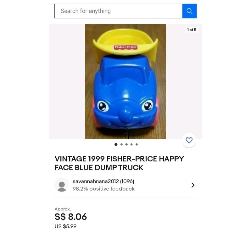 Fisher Price Happy Face Dump Truck | Shopee Philippines