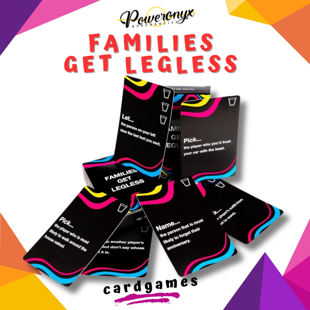 Families Get Legless Family Game Card Game | Shopee Philippines