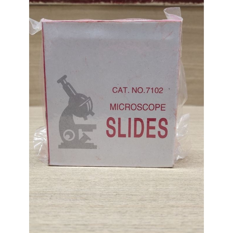 MICROSCOPE GLASS SLIDES CAT NO. 7102 | Shopee Philippines