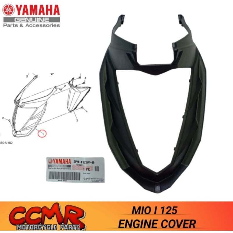 YAMAHA GENUINE PARTS ENGINE COVER MIO I 125 ( 2PH-F172W-00 ) YGP ...