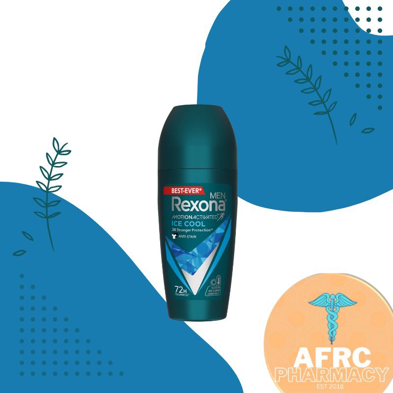 Rexona Men Deo Roll On Ice Cool 45mL | Shopee Philippines