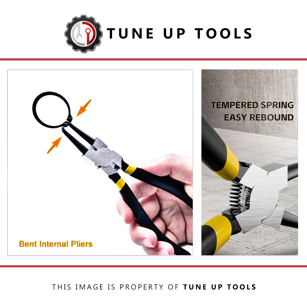 Snap Ring Curve Bend Internal Circlip Pliers Motorcycle Tools Heavy ...