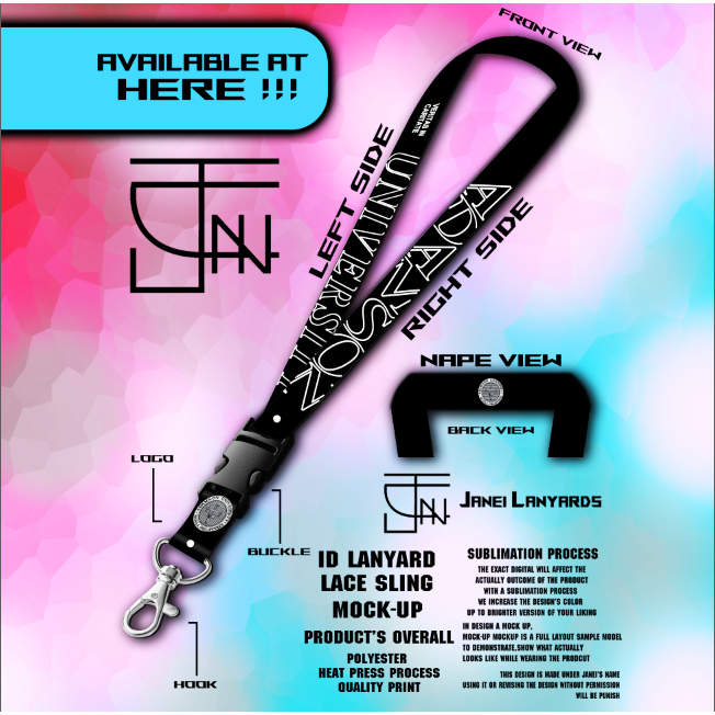 Adamson University | ID Lace Lanyard with Customized Design | Shopee ...