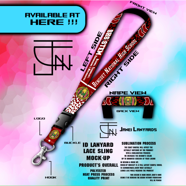 BNHS Benguet National High School | ID Lace Lanyards with Customized ...