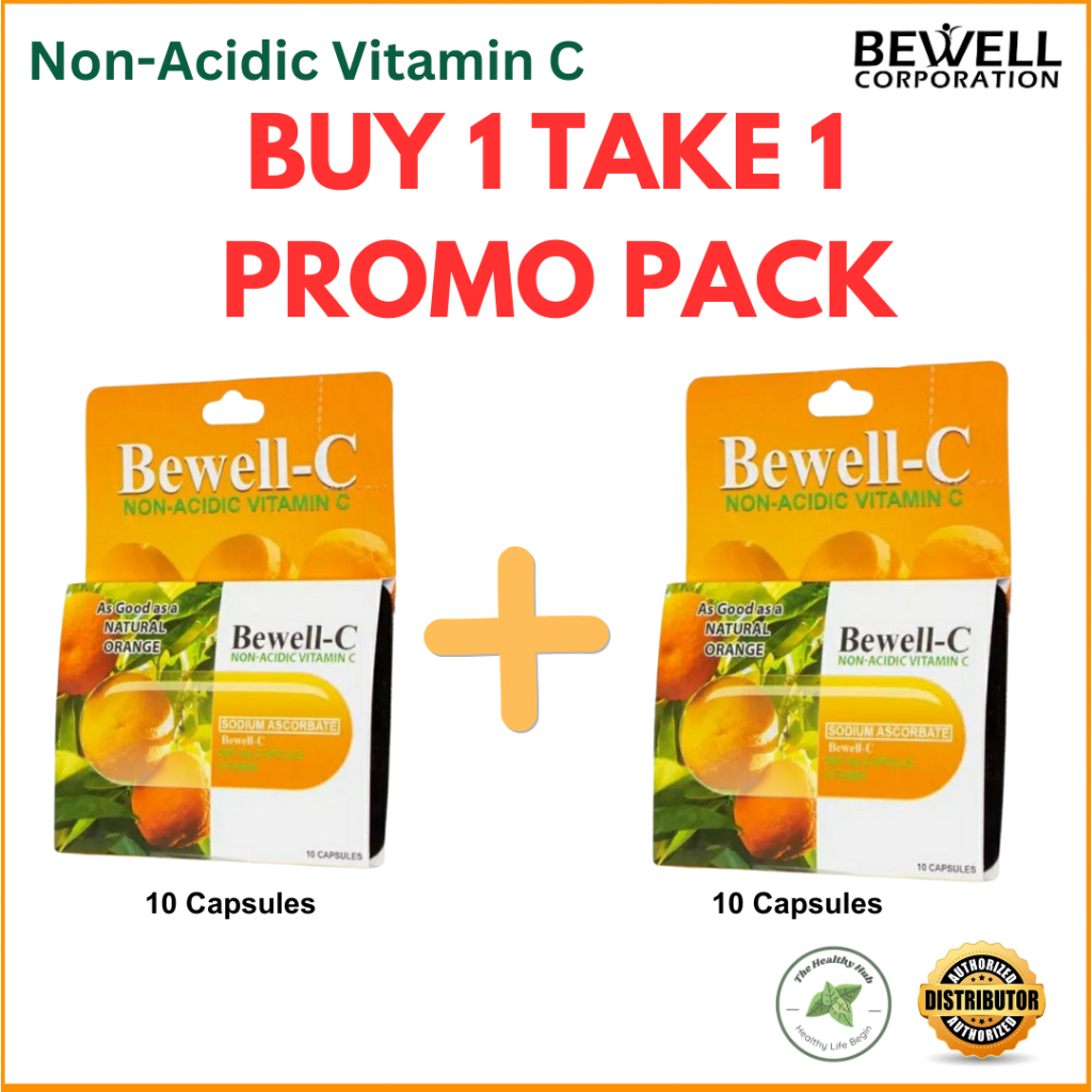 Bewell C Non Acidic Vitamins 10 Capsules each pack for Adult | Shopee ...