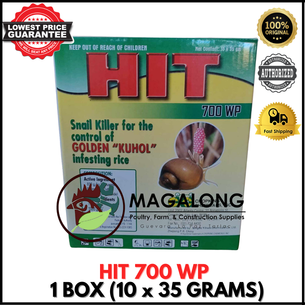 HIT 70WP POWDER - MOLLUSCICIDE - 1 BOX Like CRUSHER CANON NICLOS M PLUS ...