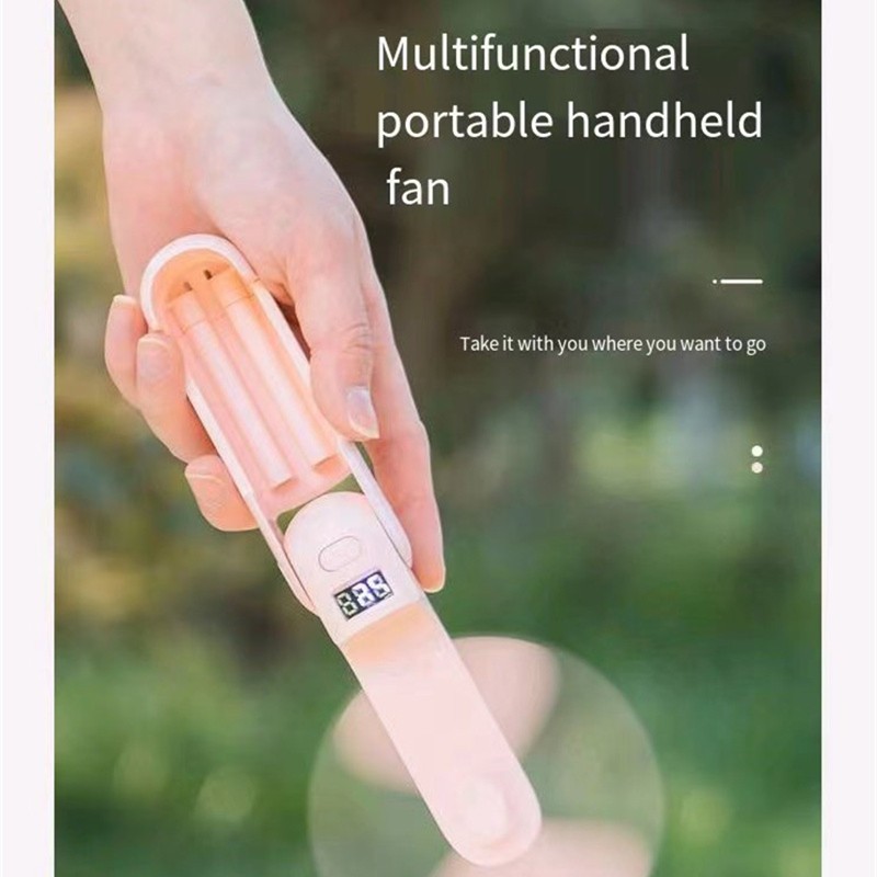 Mini Fan Rechargeable 1200mAh Portable Handheld Fan Handy USB Pocket ...