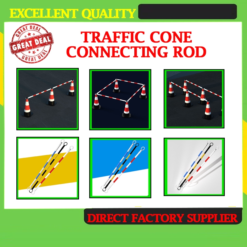 Connecting Rod Connect Pole Bars Plastic Warning Rod Reflective Stick ...