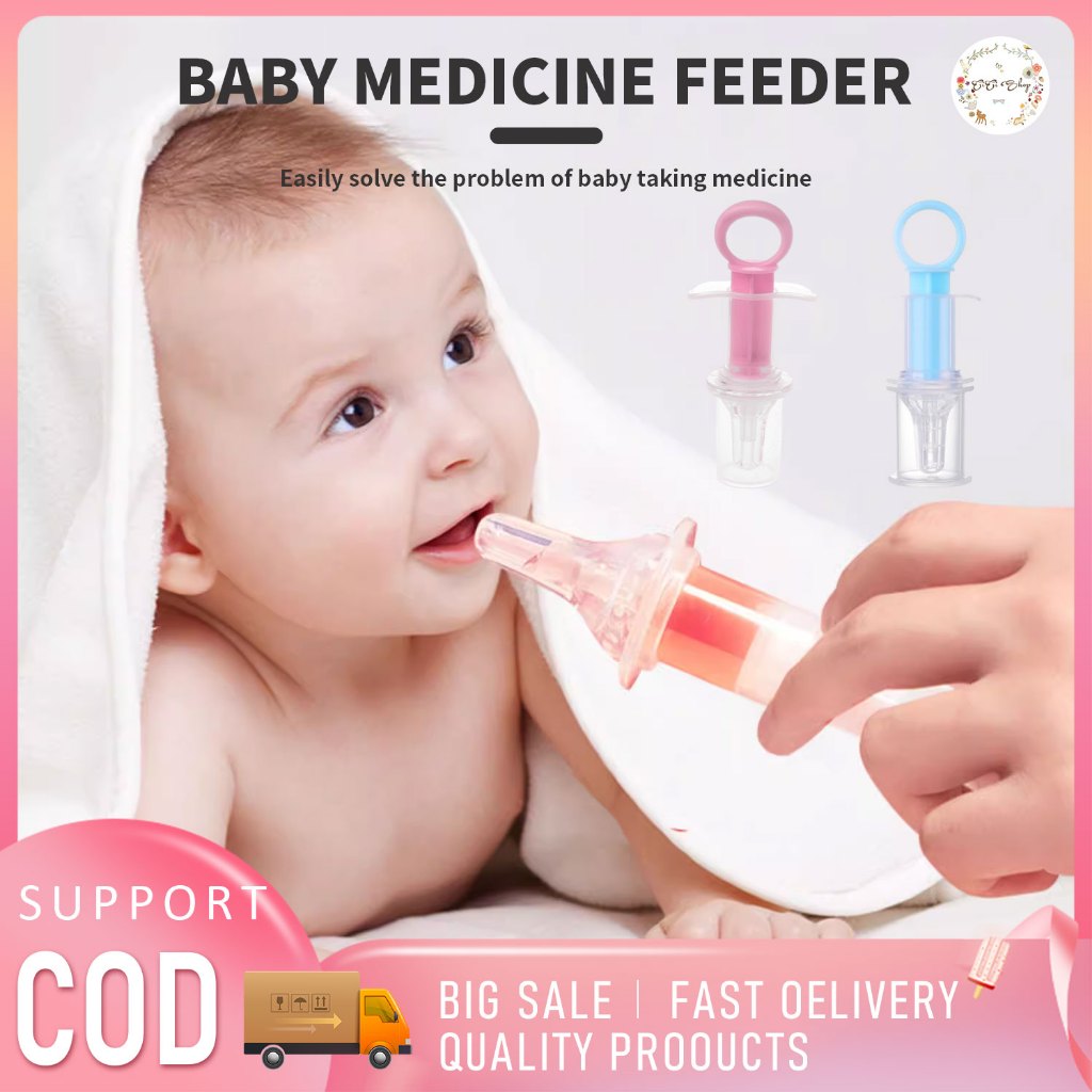 CICI Baby Medicine Dispenser Needle Kid Feeder Soft Silicone Syringe ...