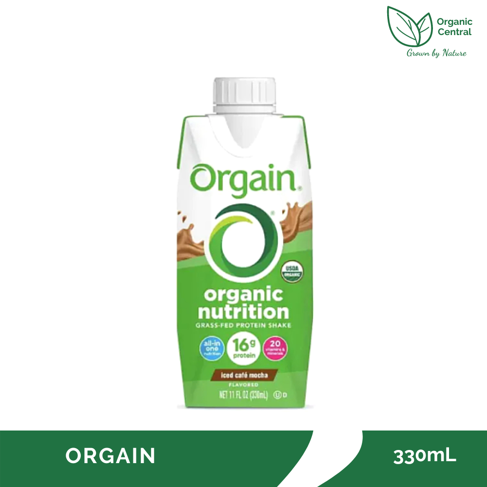 Orgain Organic Nutritional Shake Iced Cafe Mocha 330mL | Shopee Philippines