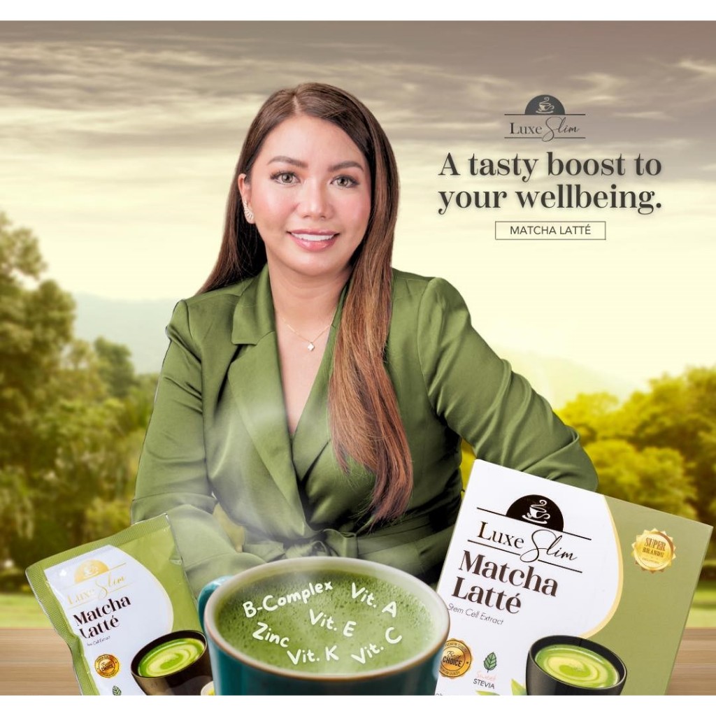 Luxe Slim Matcha Latte with Stem Cell Extract 10 sachets per box ...