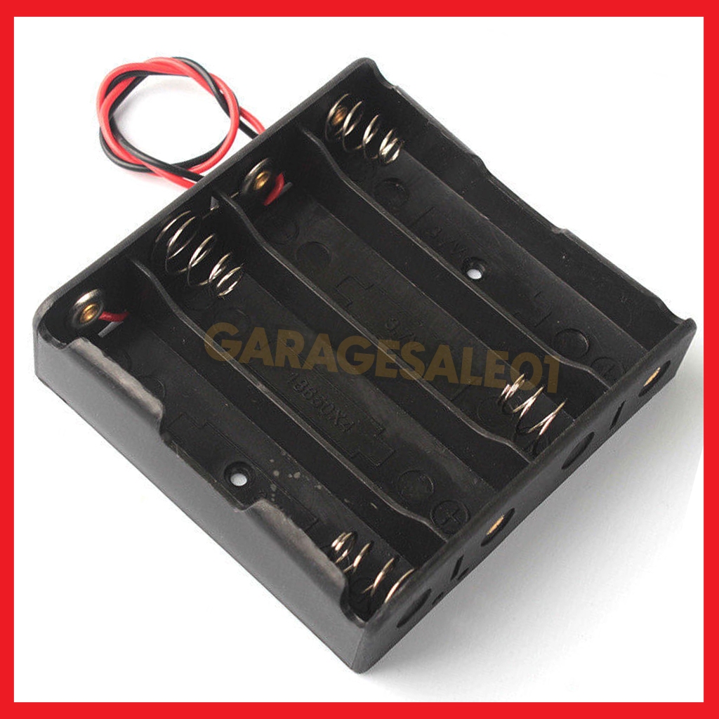 Battery Holder 18650 1S 2S 3S 4S Single Double Triple Quad With Wire ...