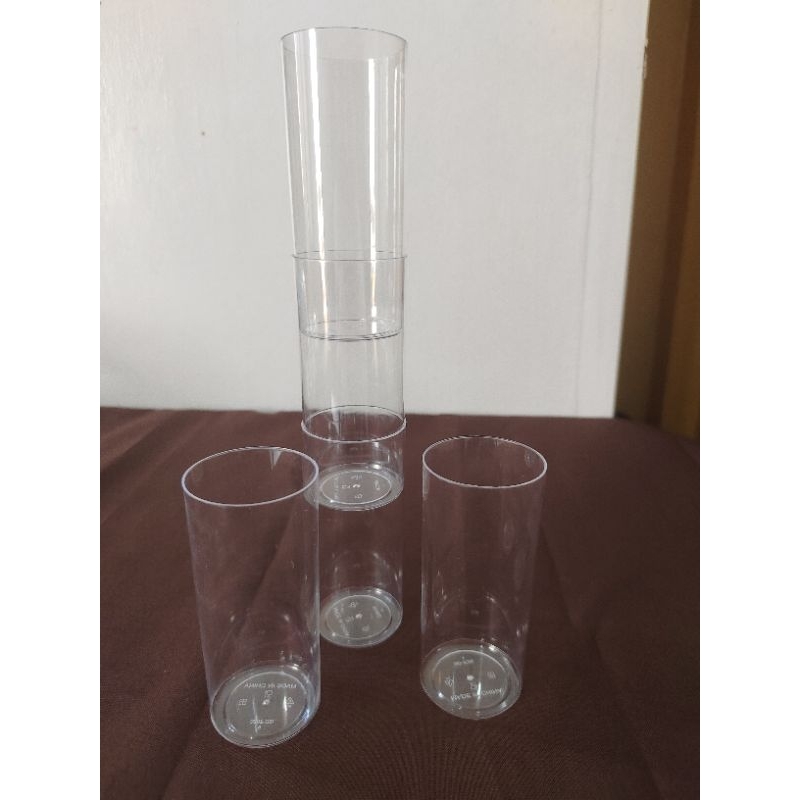 200ml / 7oz cylindrical cup acrylic 5pcs/pack | Shopee Philippines