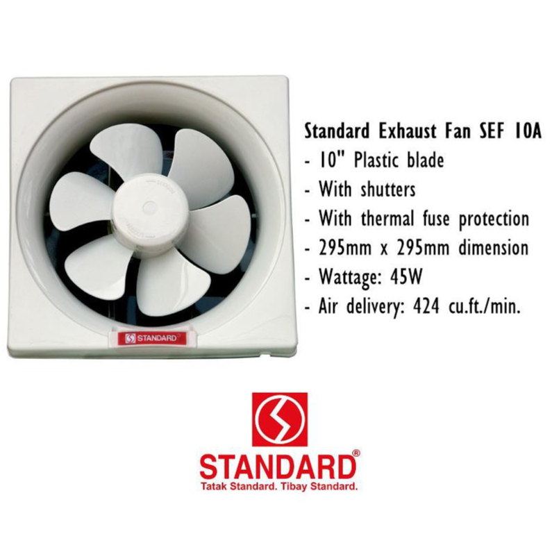 STANDARD EXHAUST FAN SEF 10b | Shopee Philippines