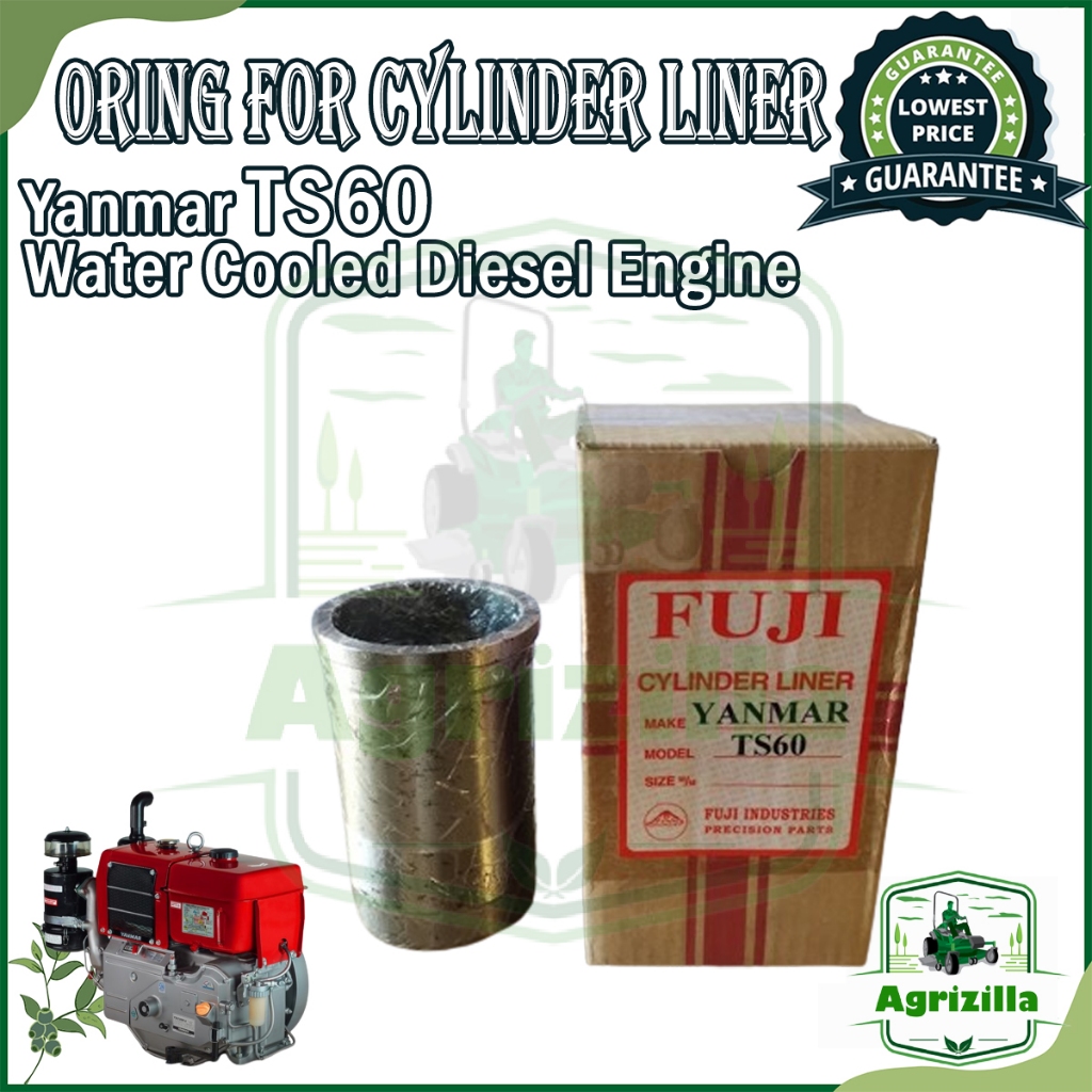 Cylinder Liner Yanmar TS60 NS60 NS50 SS60 Water Cooled Diesel Engine ...